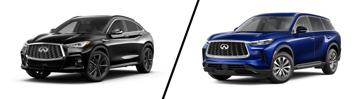 2024 INFINITI QX55 vs QX60 | Crest INFINITI | INFINITI Dealer in Phoenix, AZ